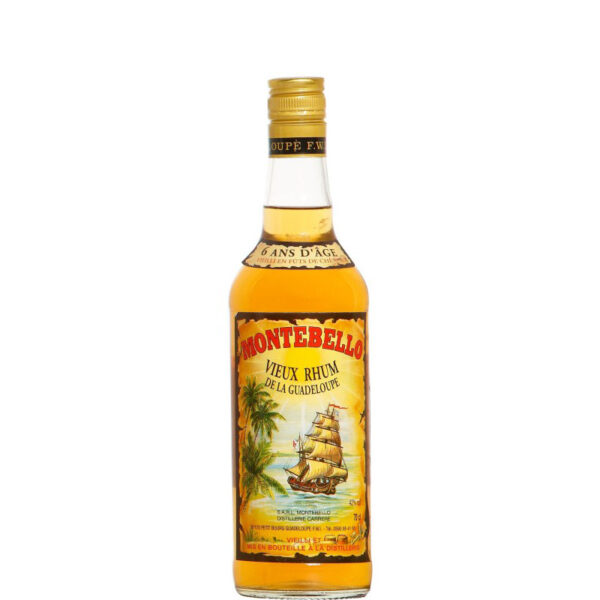 Montebello Vieux Rhum de la Guadeloupe 6 ans age - Wine Shop La Cambusa ...